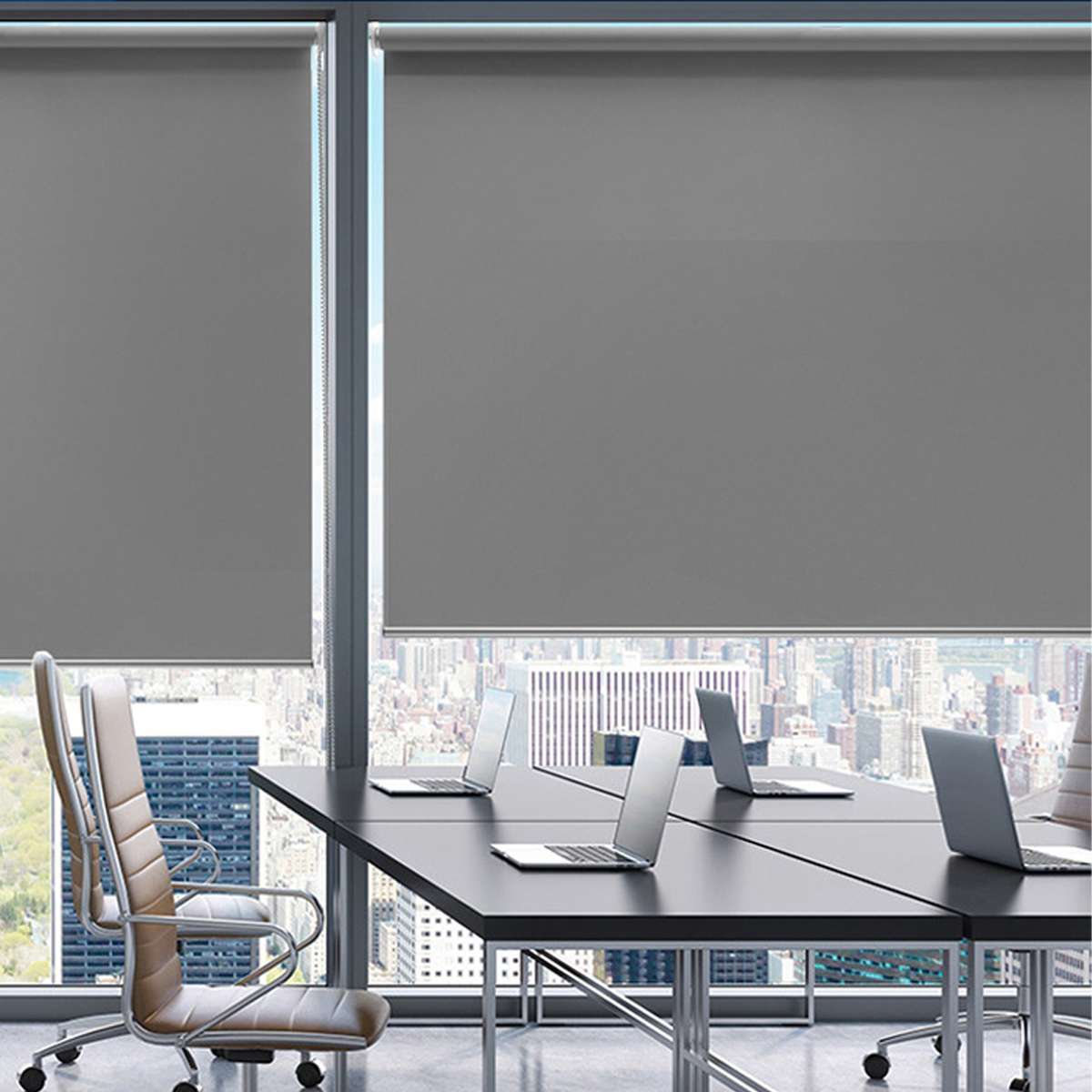 Blackout Window Roller Full Shades Blind Office Ho... – Grandado