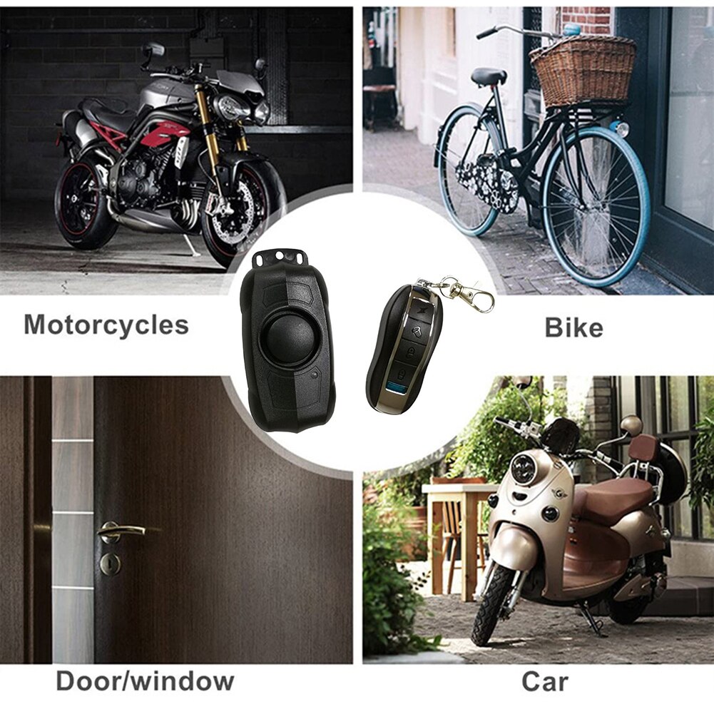Electric Wireless Motorcycle Bike Alarm Anti-Theft... – Grandado