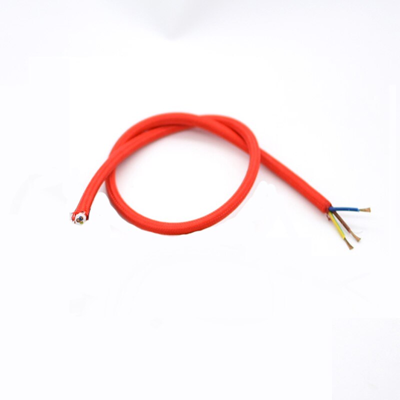 Vintage 3-Core Gevlochten Stof Elektrische Kabel F... – Vicedeal