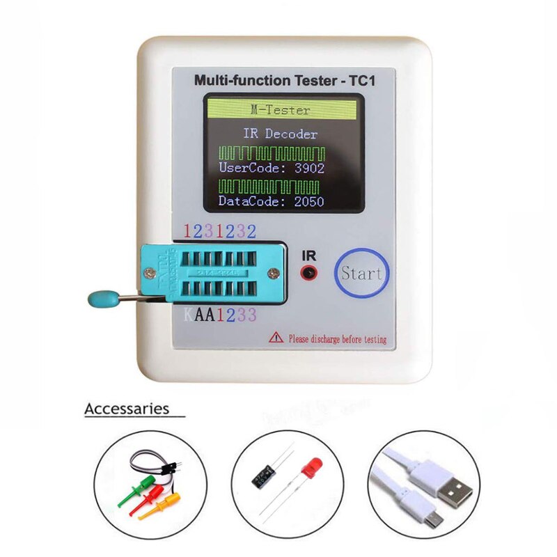 LCR-TC1 Transistor Tester 160*128 TFT LCD Color Di... – Vicedeal