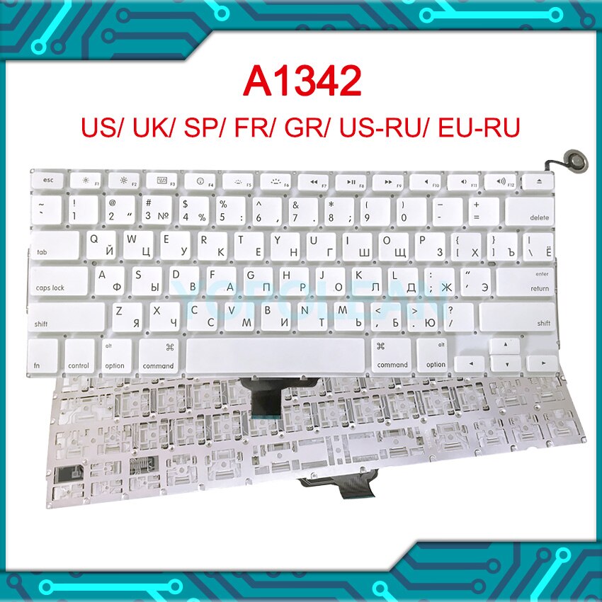 Teclado A1342 para Macbook, inglés, británico, fra... – Grandado