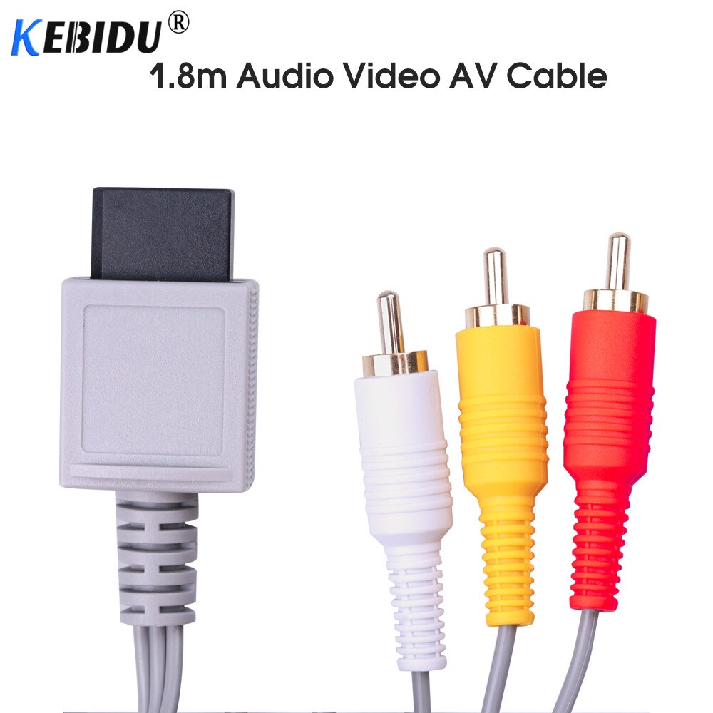 3 RCA Cable cord 1.8m Component Audio Video AV Cab... – Vicedeal