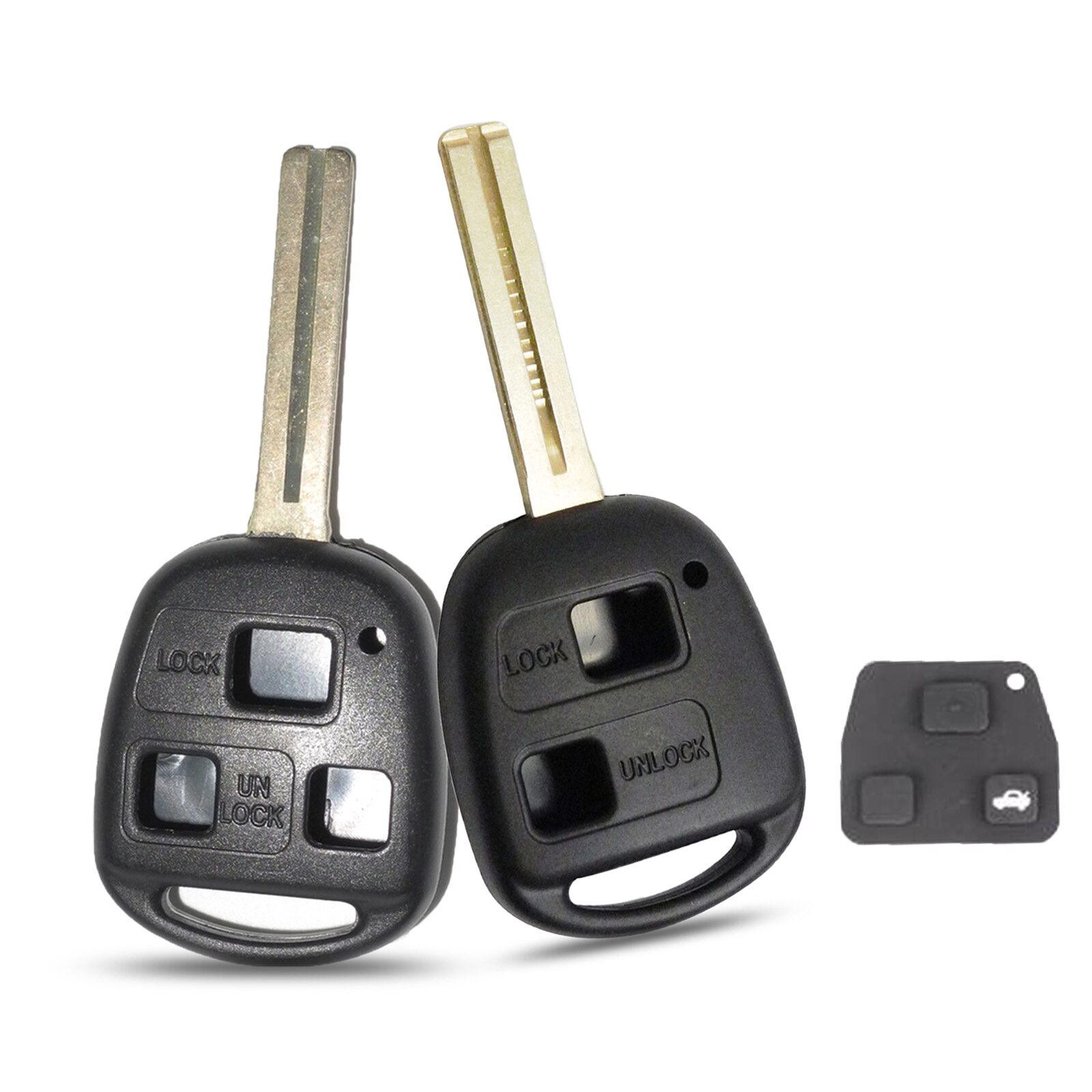 Bilchave 2/3 Knoppen Afstandsbediening Sleutel She... – Vicedeal