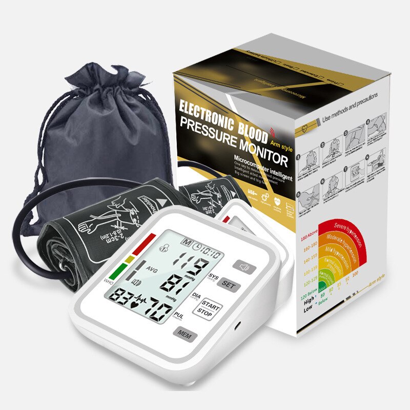 Upper Arm blood pressure monitor Automatic BP Moni... – Grandado