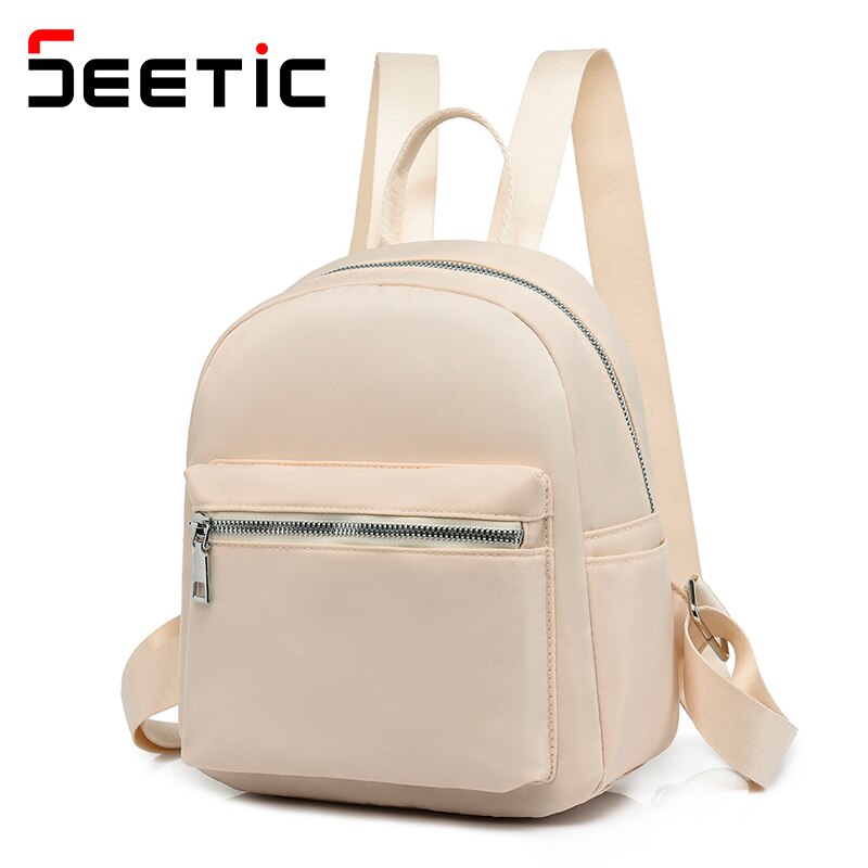 Seetic Effen Kleur Kleine Rugzak Vrouwen Waterdich... – Grandado