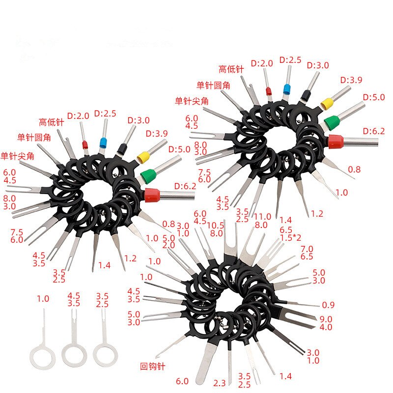 Lcyonger 41Pcs/Set Car Pin Needle Retractor Pick E... – Grandado