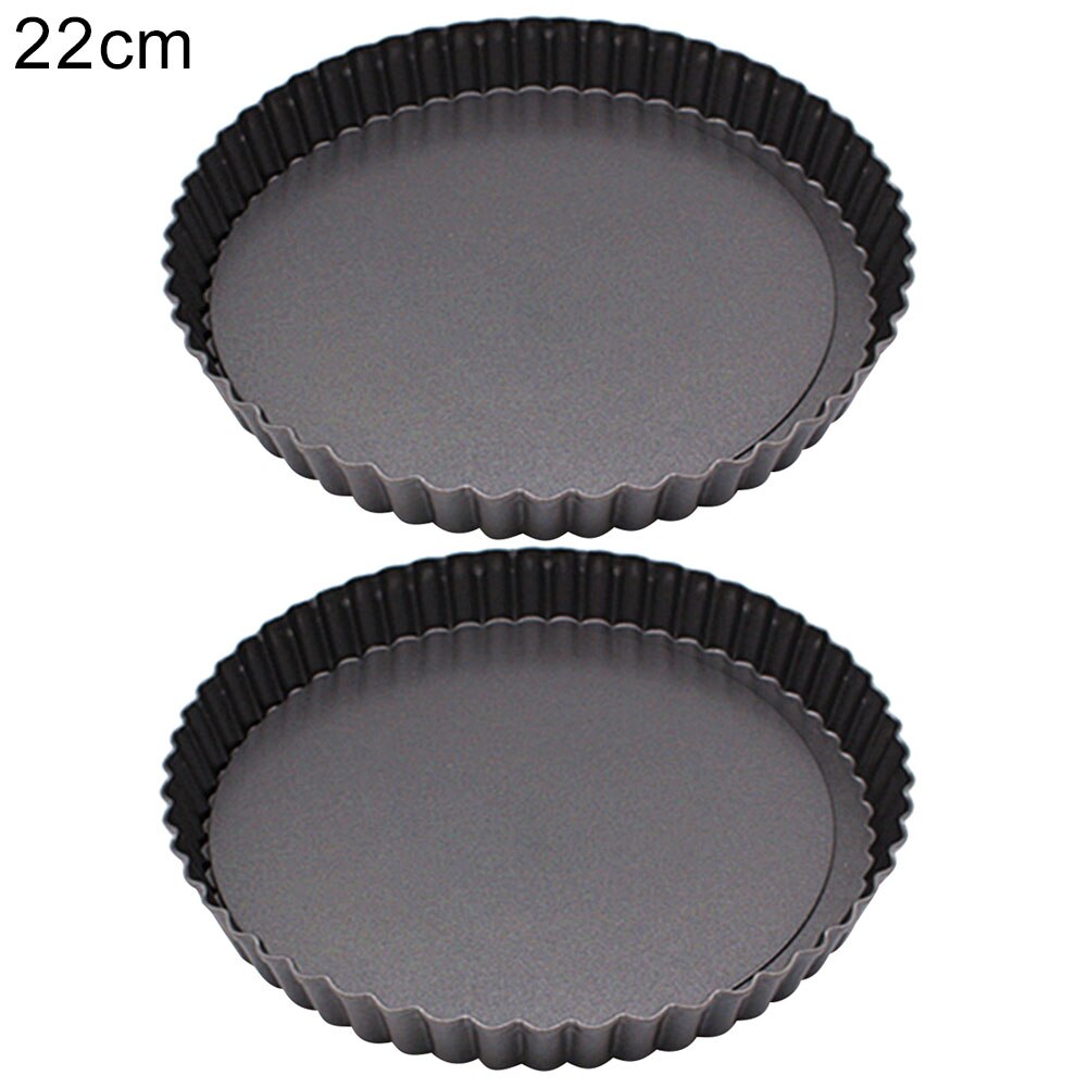 Non-stick Quiche Flan Pan Mallen Pie Pizza Taart R... – Grandado