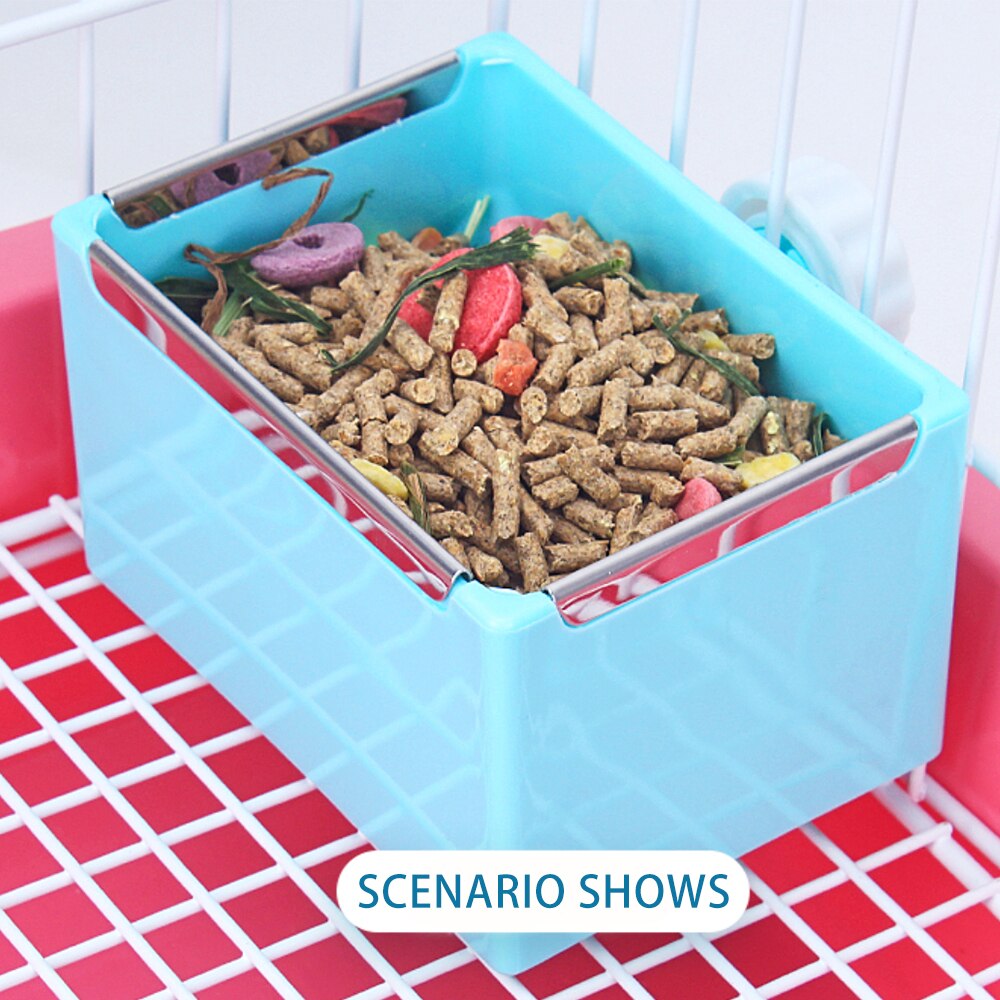 Kanin mad skål kanin pindsvin bassin feeder hængen... – Grandado