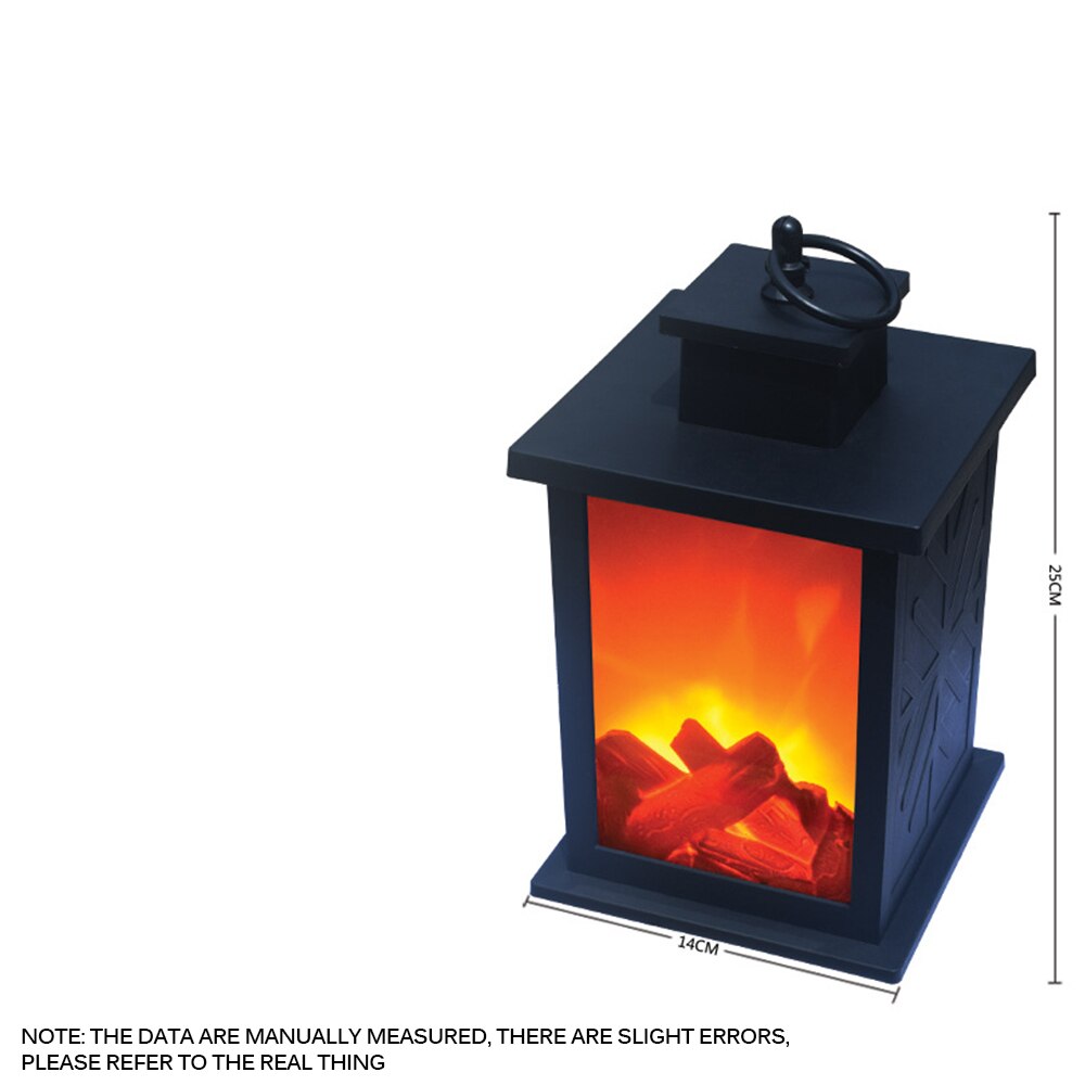 Portable LED Fireplace Lantern Flamless Log Fire E... – Grandado
