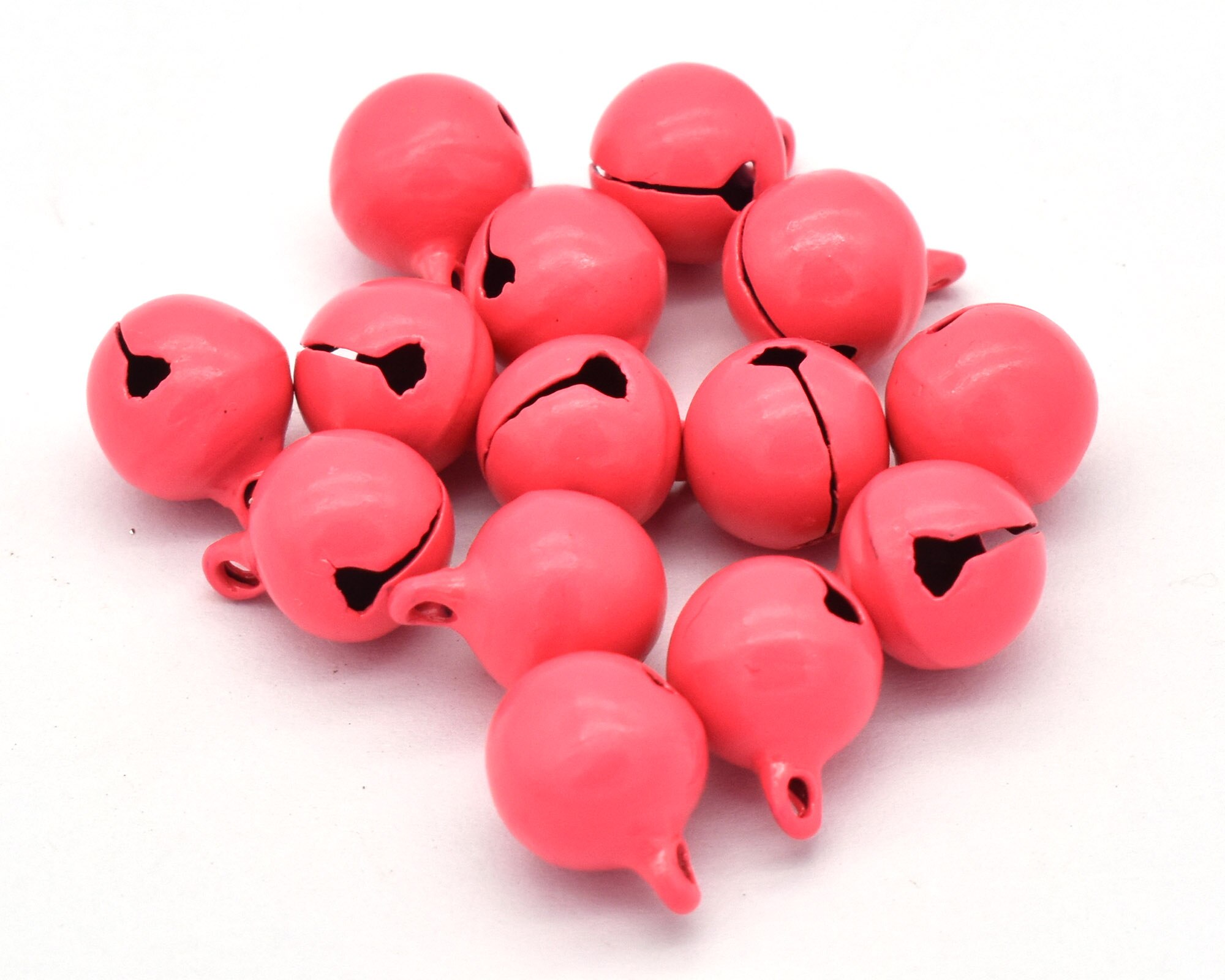 10mm Pink Tiny Jingle Bells Christmas Bells Jewelr... – Grandado