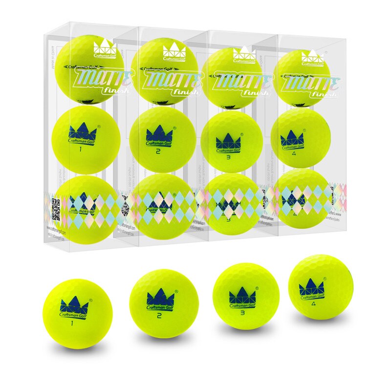 Craftsman 12pcs Golf Balls Matte Finish Long Dista... – Grandado