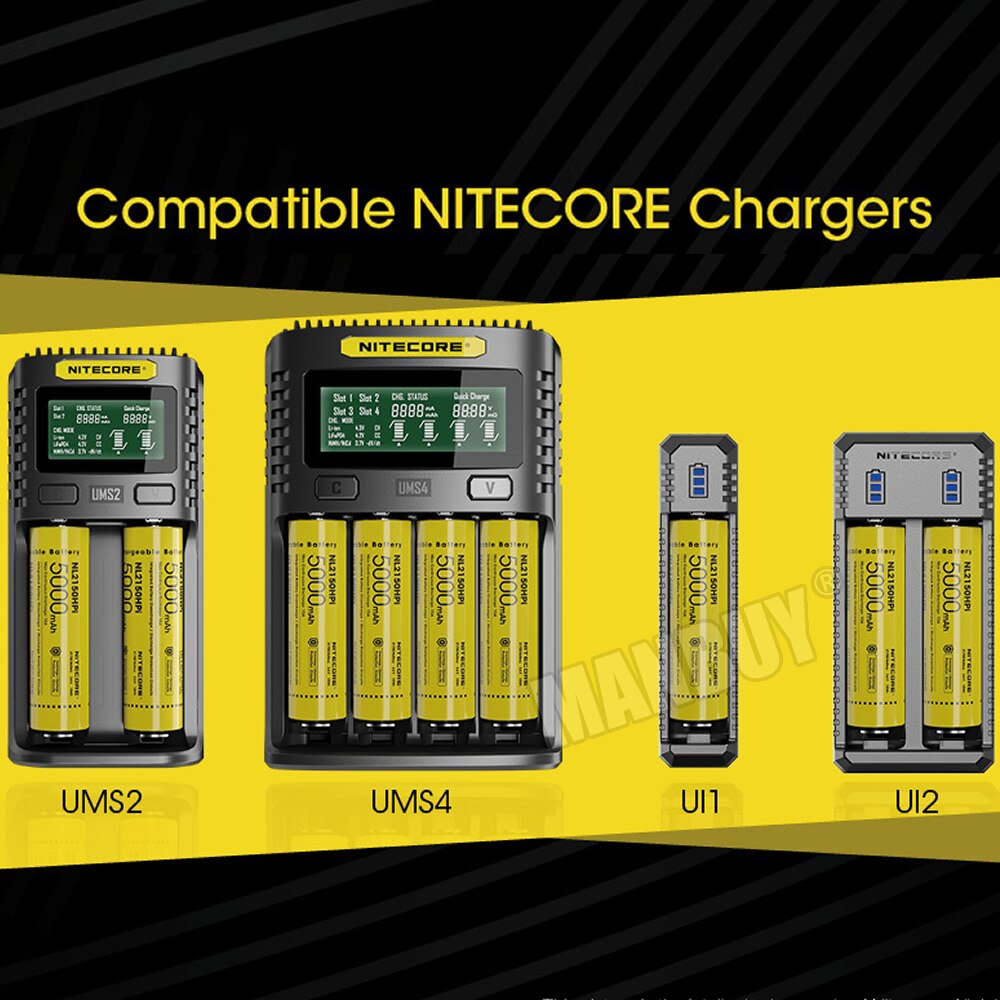 NITECORE i Series Protected Lithium Ion (Li-ion) R... – Grandado
