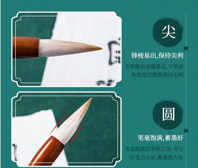 Woondecoratie Chinese Borstel Pen Maobi Art Borste... – Grandado