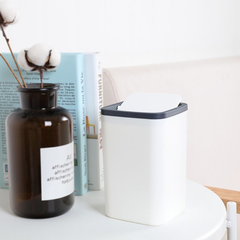 Cubo de basura de estilo nórdico, mini papelera cu... – Grandado Cubo de basura de estilo nórdico, mini papelera cu... – Grandado