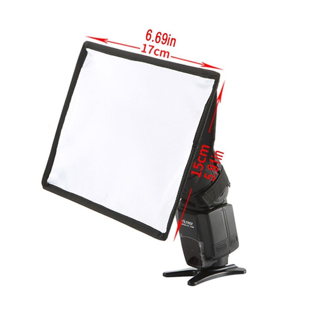 Fotograferingslys 15 x 17cm blødt lysboks flash bl... – Grandado