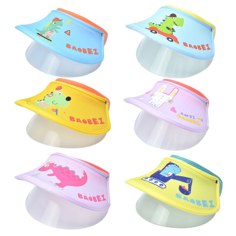Kids Double Visor Protective Empty Top Sun Cap wit... – Grandado