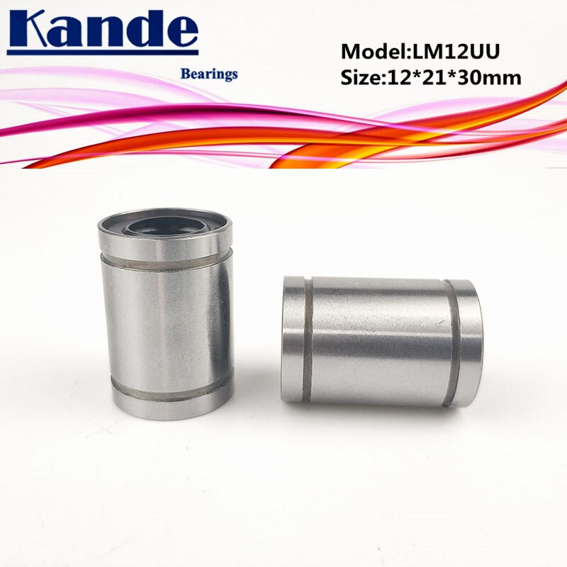 Kande Lagers LM12UU 10 Pcs LM12UU Linear Bearing 1... – Grandado