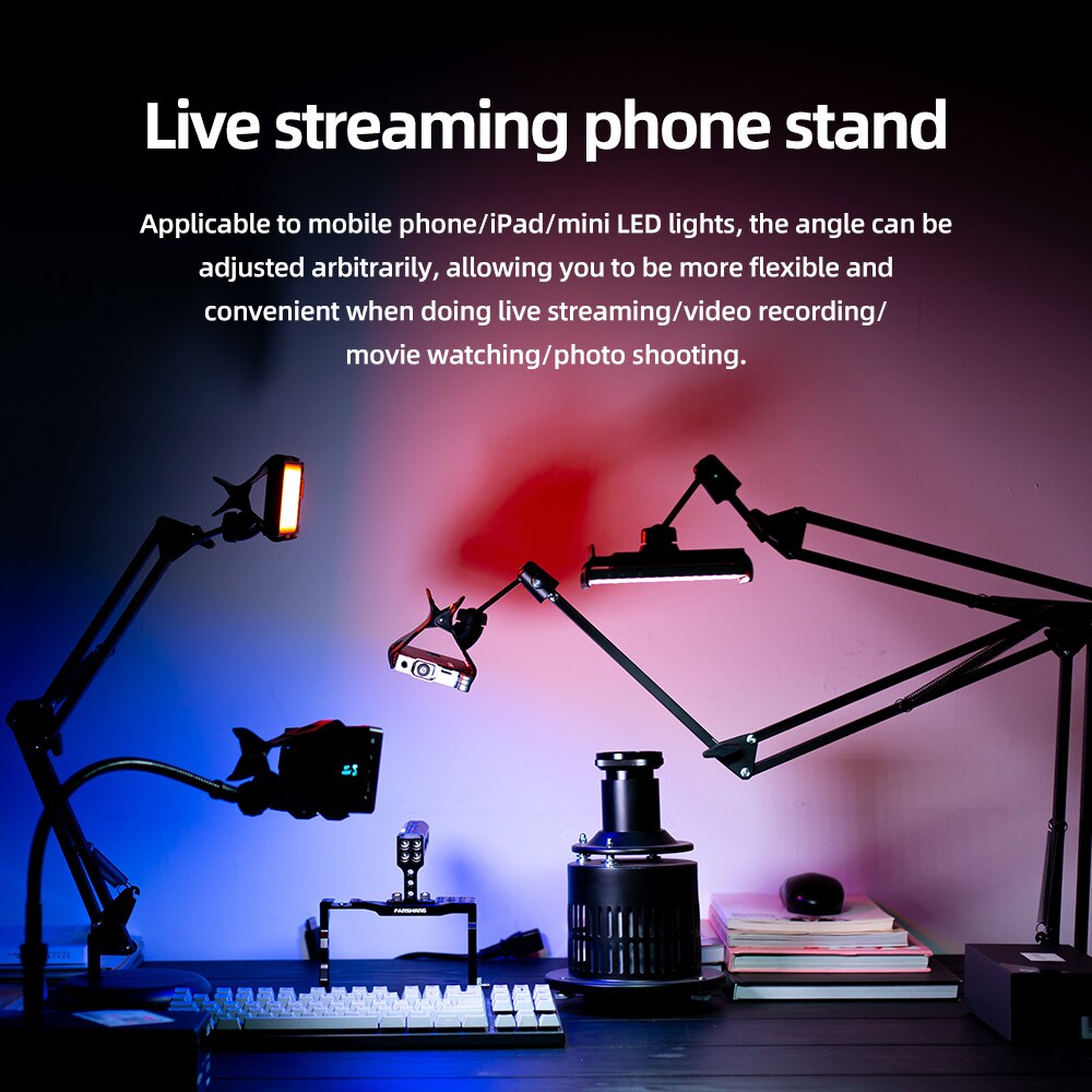 Verstelbare Hoek Live Light Bracket Light Stand St... – Grandado