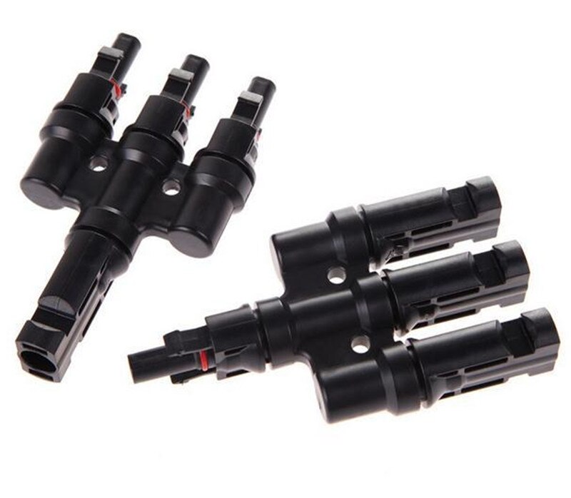1Pair Solar Panel 1 to 3 MC4 T Branch Connector Ca... – Vicedeal