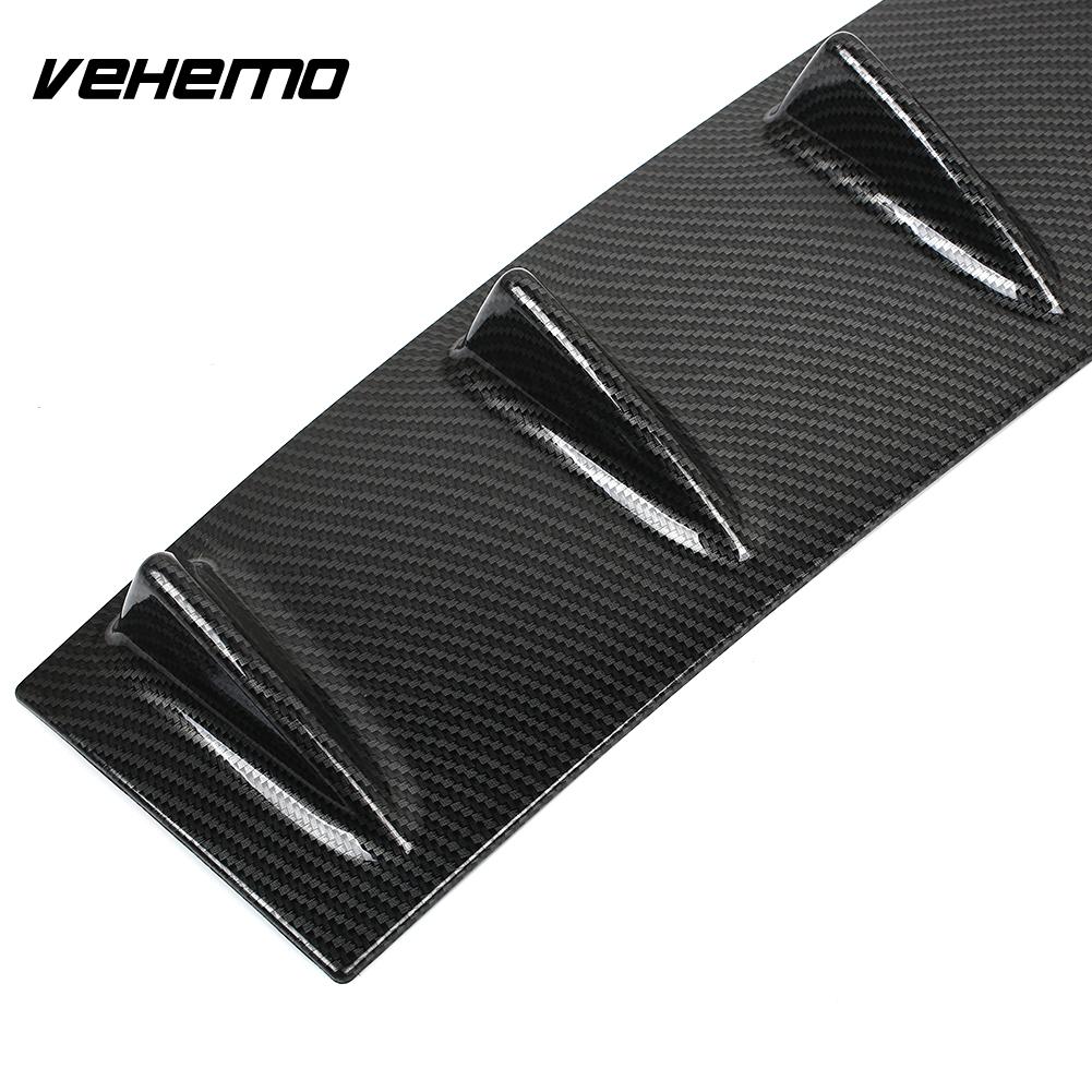 Vehemo 7 Wing Lip Carbon Fiber ABS Rear Bumper Def... – Grandado