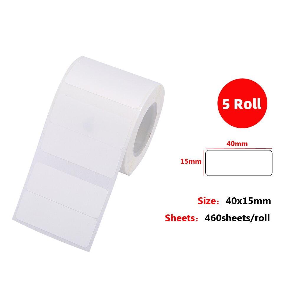 5 Roll Thermische Afdrukken Papier Zelfklevend Pap... – Grandado