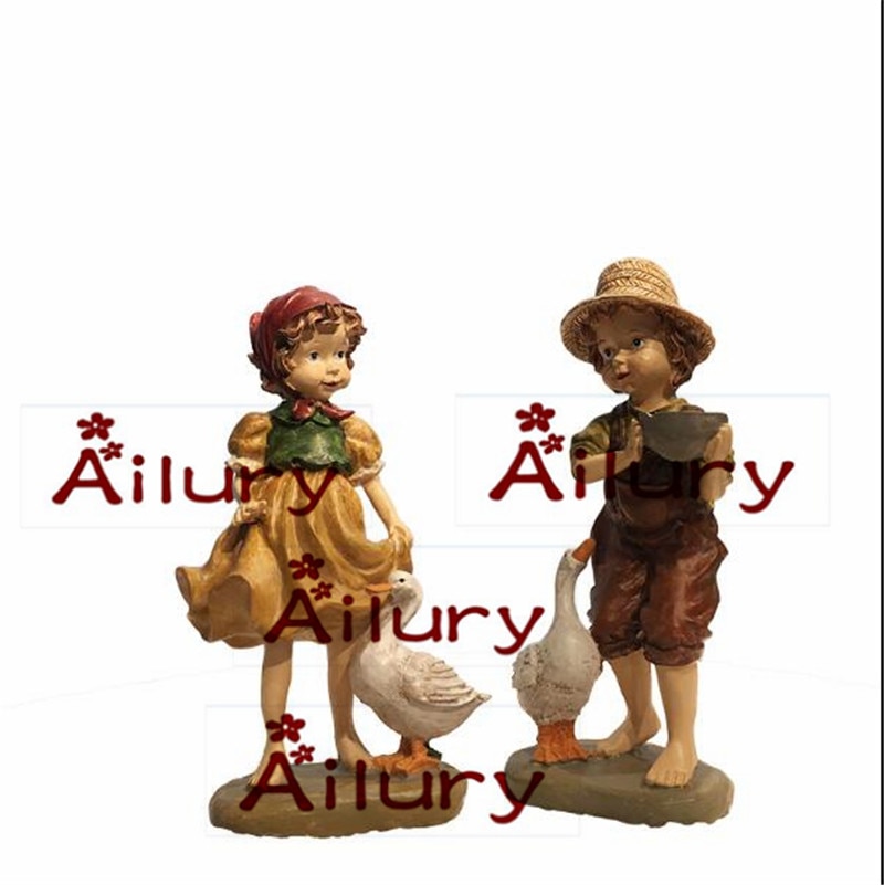 Resin Crafts Characters Home Room Decorations Amer... – Grandado