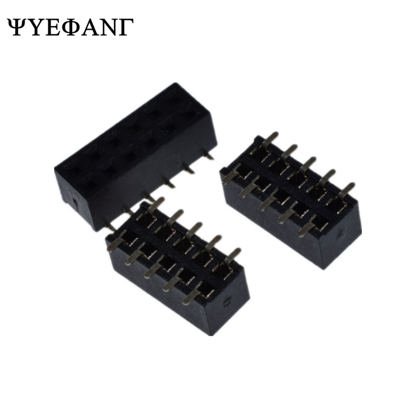 5Pcs Pitch 1.27mm SMD Double Row Pin Header Female... – Grandado