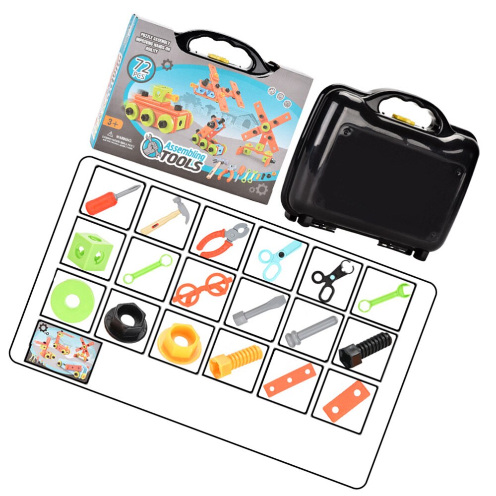 1 Set of Assembly Nut Screw Toy Practical Funny Us... – Grandado