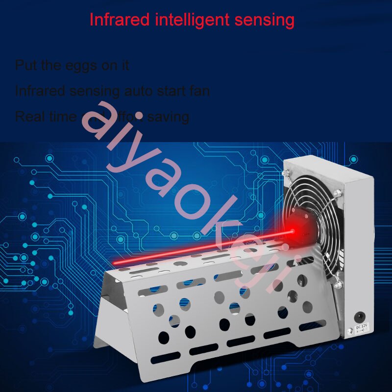 Commercial Egg Waffle Fan Infrared Induction Cooli... – Grandado