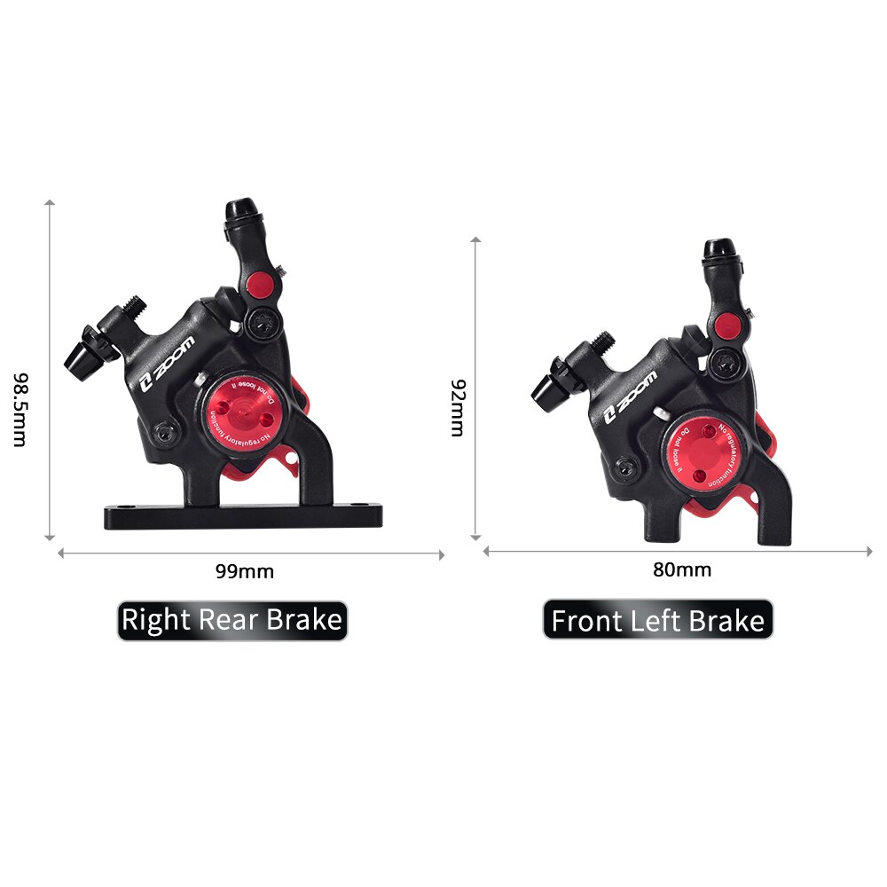 ZOOM Road Bike Hydraulic Disc Brake Calipers HB105... – Grandado