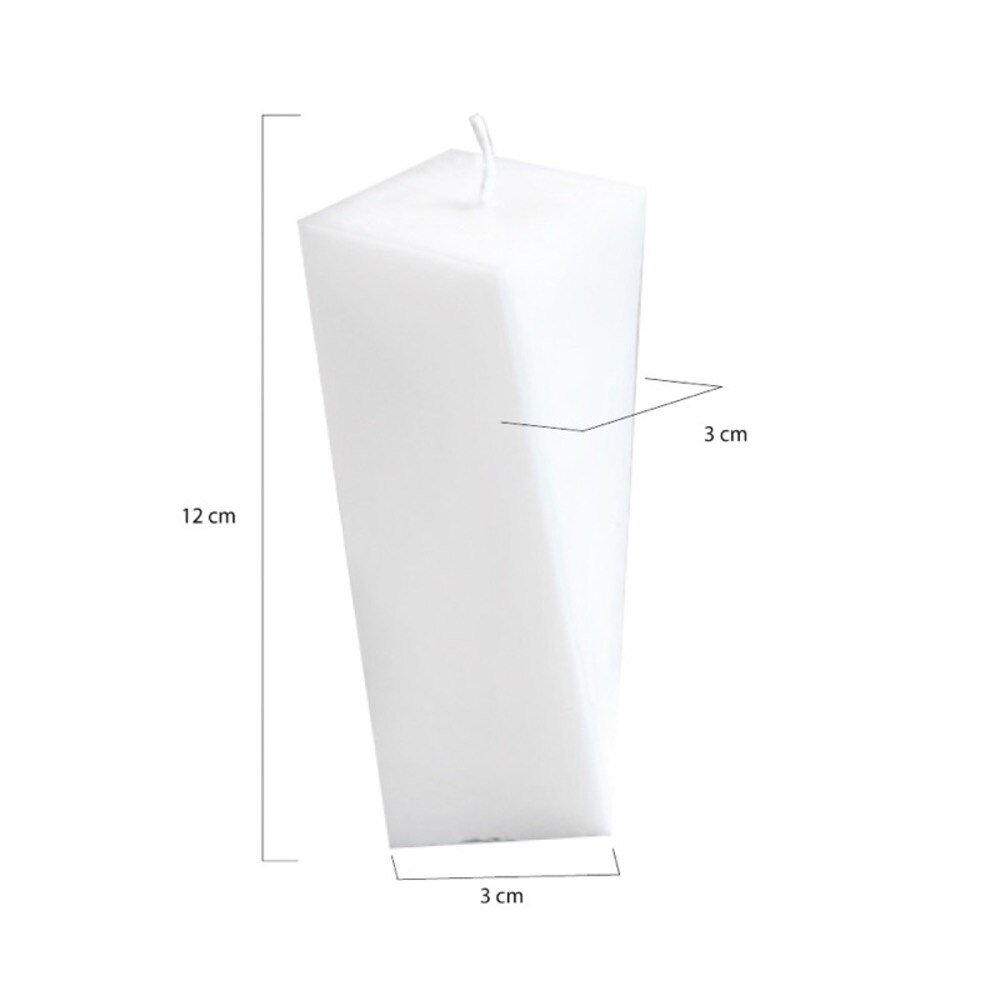 KH Contemporary Candles Geometric Shape Soy And Pa... – Grandado