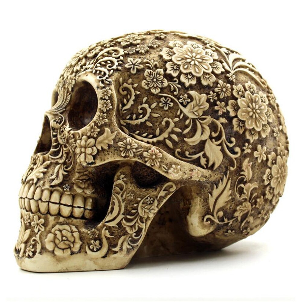Skull Model Statue Gothic Sculpture Handicraft Hor... – Grandado
