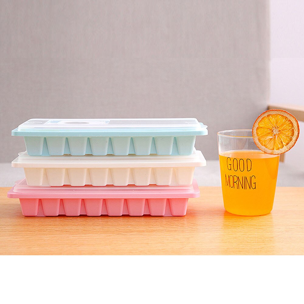 Cavity Ice Cube Tray Box With Lid Cover Drink Jell... – Vicedeal