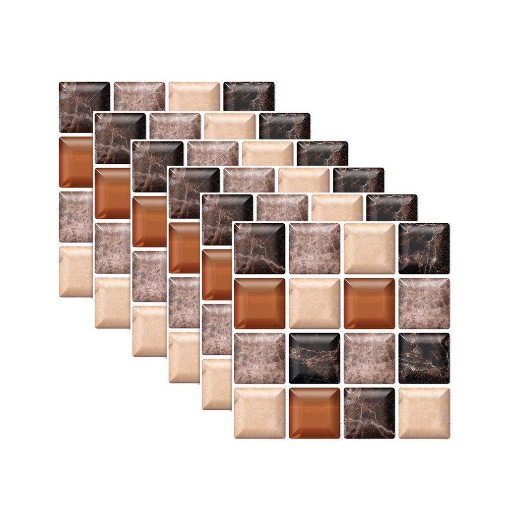 6 stks/set Mozaïek vliegtuig Sticker PVC zelfkleve... – Grandado