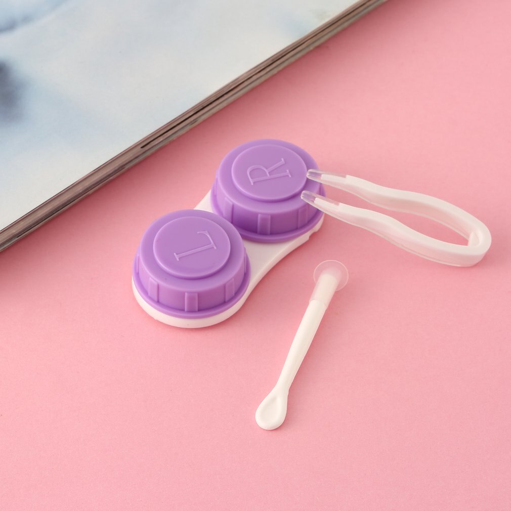 Solid Color Contact Lens Pp Box Eye Care Kit Porta... – Vicedeal