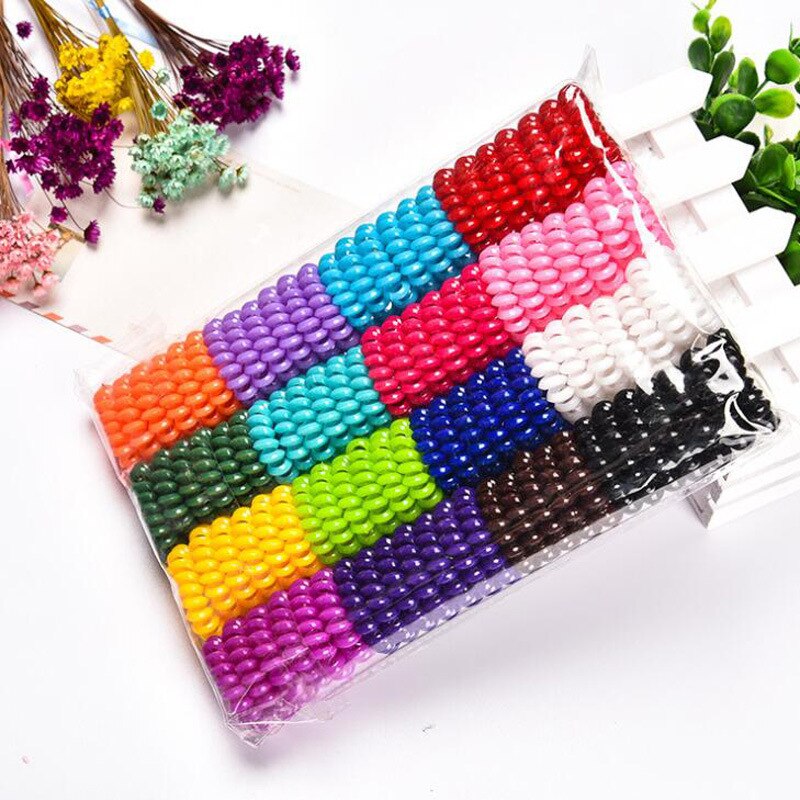 10PCS/Lot 3.5cm Small Telephone Line Hair Ropes Gi... – Vicedeal