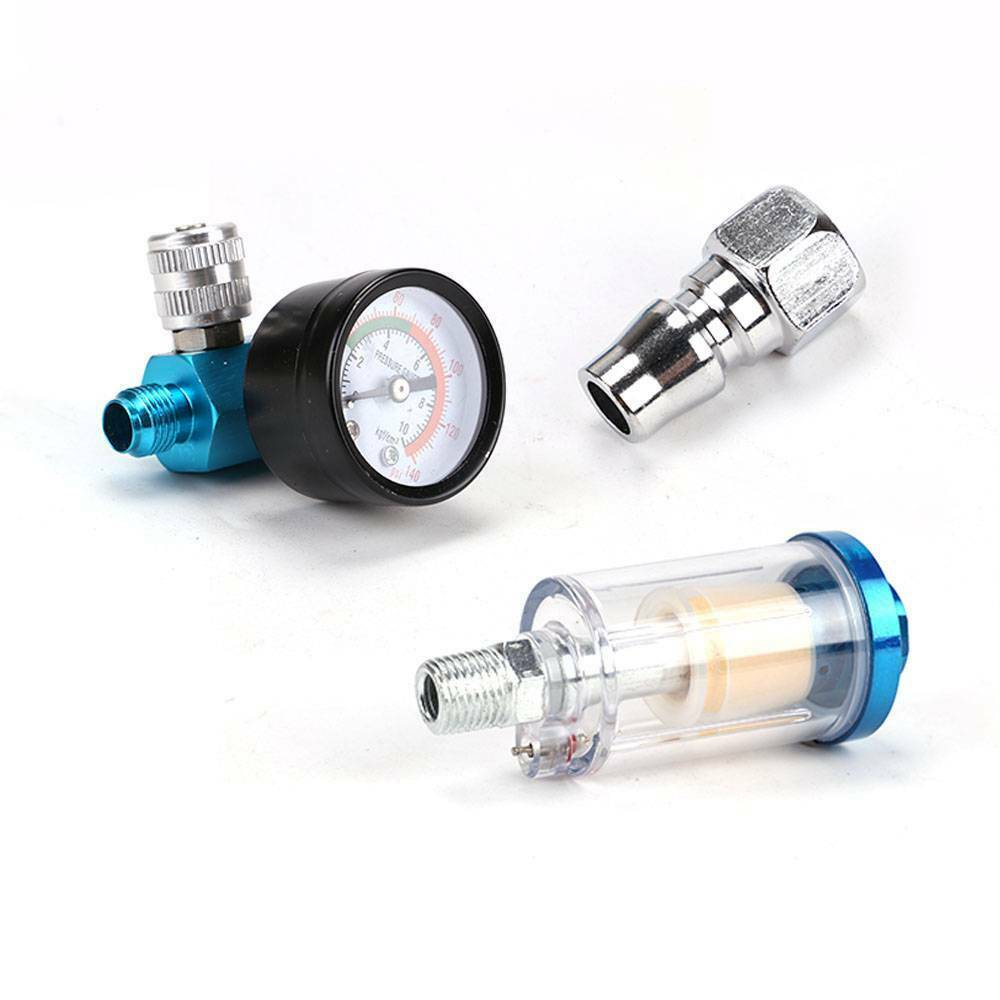 Mini Air Pressure Regulator Gauge Spray Gun In-Lin... – Grandado