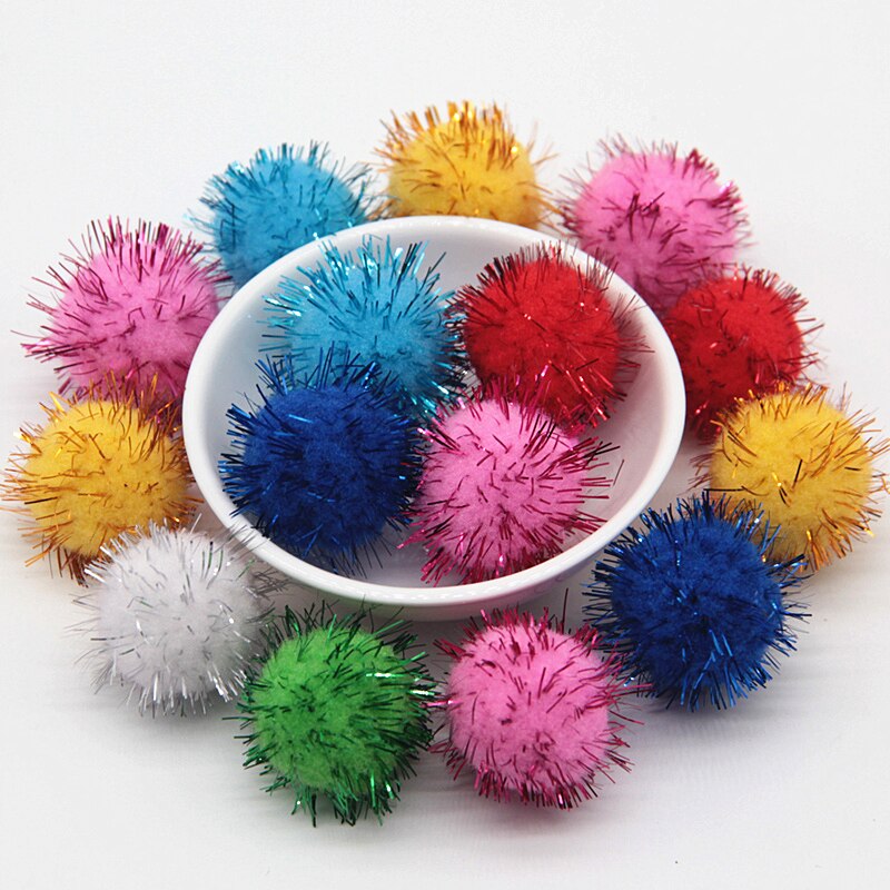 Pompom 10/15/20/25/30mm Mix Color Christmas Pom po... – Grandado