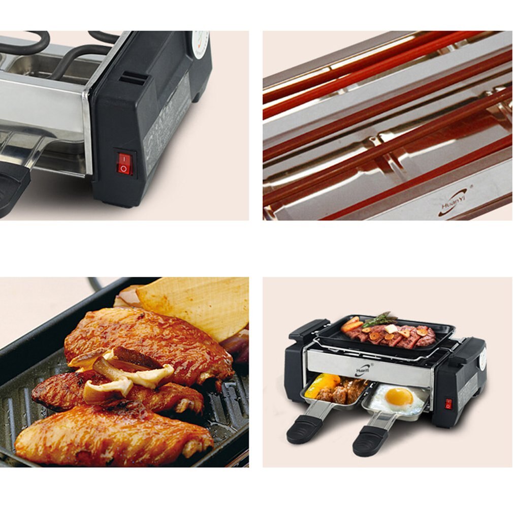 Electric Indoor Searing Grill Bbq Grill Removable ... – Grandado