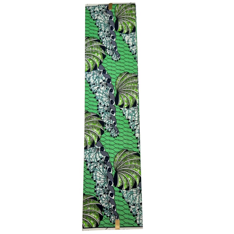 último modelo verde brillante Batik cera de Ghana ... – Grandado