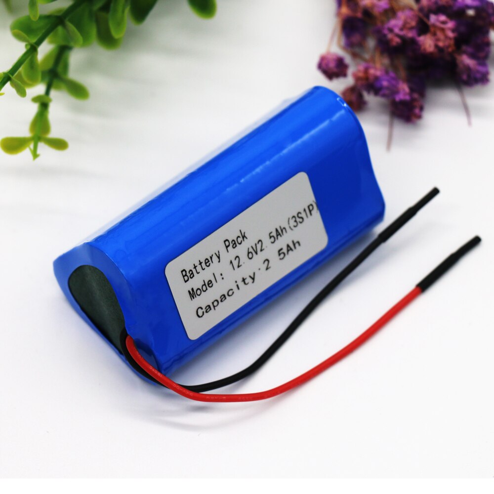 12V Battery 3S1P 12.6V/11.1V 2500mAh 18650 Lithium... – Grandado