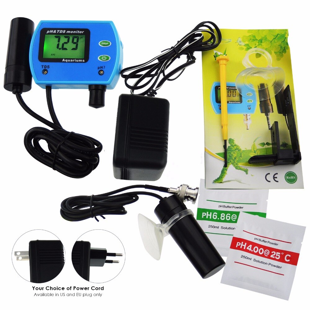Digitale 2-In-1 Ph Tds Waterkwaliteit Tester Monit... – Vicedeal