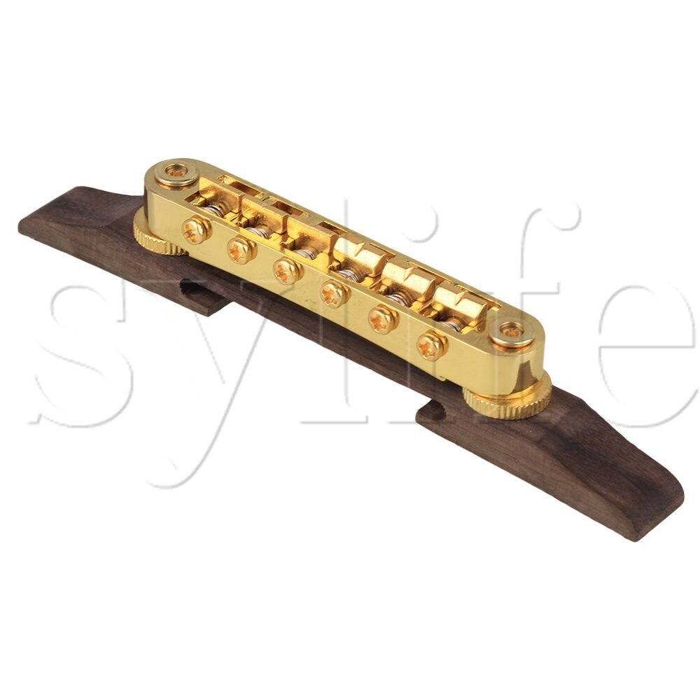 Rosewood Height Adjustable Bridge For Archtop Jazz... – Grandado
