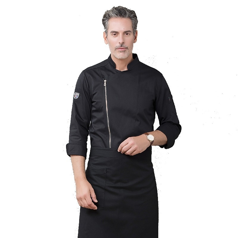 Chef's Overalls Men Women Long Sleeves Hotel Weste... – Grandado