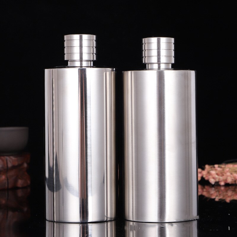 Cylindrical 304 Stainless Steel Flasks 18oz/500ml ... – Vicedeal