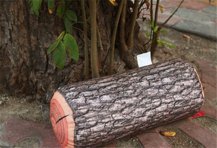 Unihome 1Piece Wood Log Pillow / Tree Stump Wood T... – Grandado