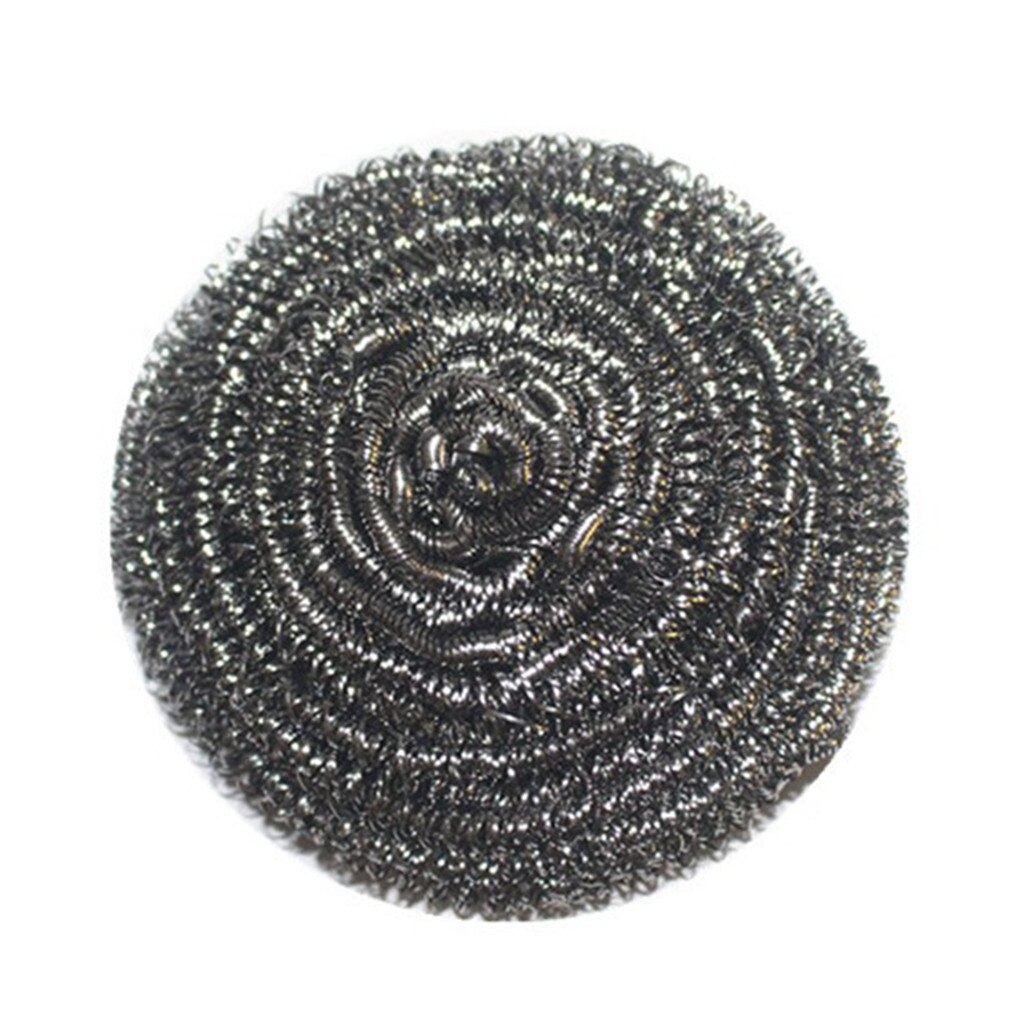 25# 6PCs Stainless Steel Sponges Scrubbing Scourin... – Grandado