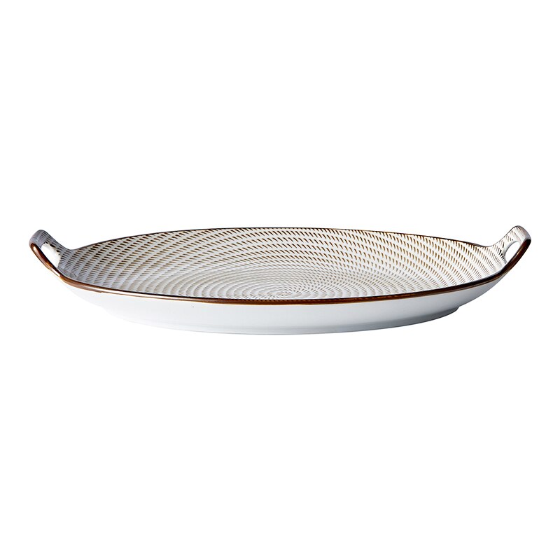 Miss Odd Deep Fish Plate Oval Home Nordic Steamed ... – Vicedeal