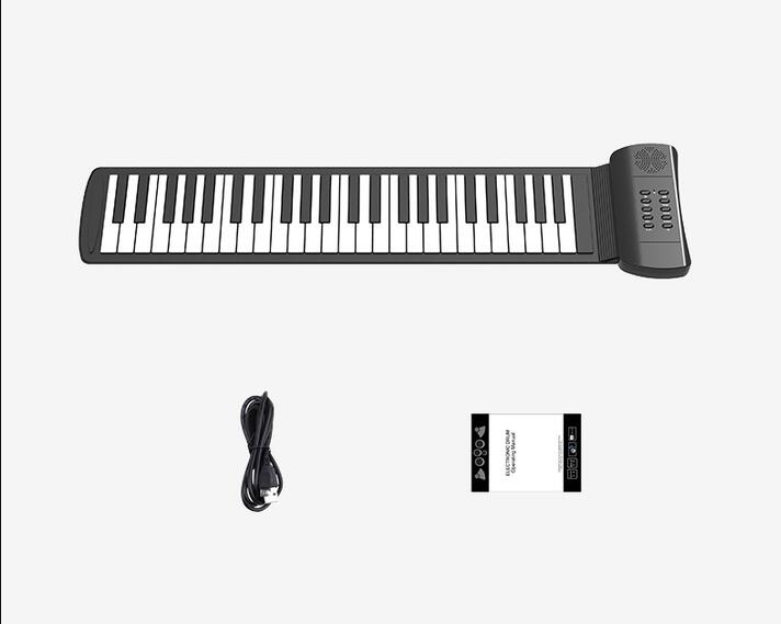 49 keys speaker Hand roll piano Portable folding E... – Grandado