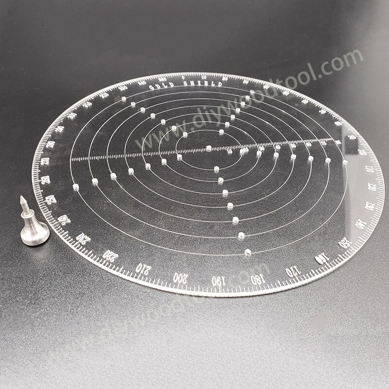 Phukimlong Round Transparent Carpentry Wood Center... – Vicedeal